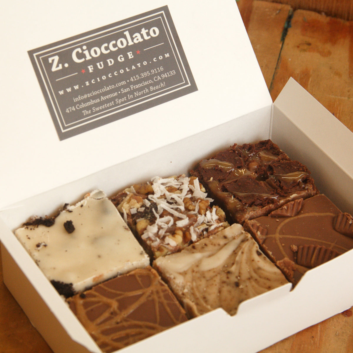 6 Piece Box – Your Choice - $43 – Z. Cioccolato